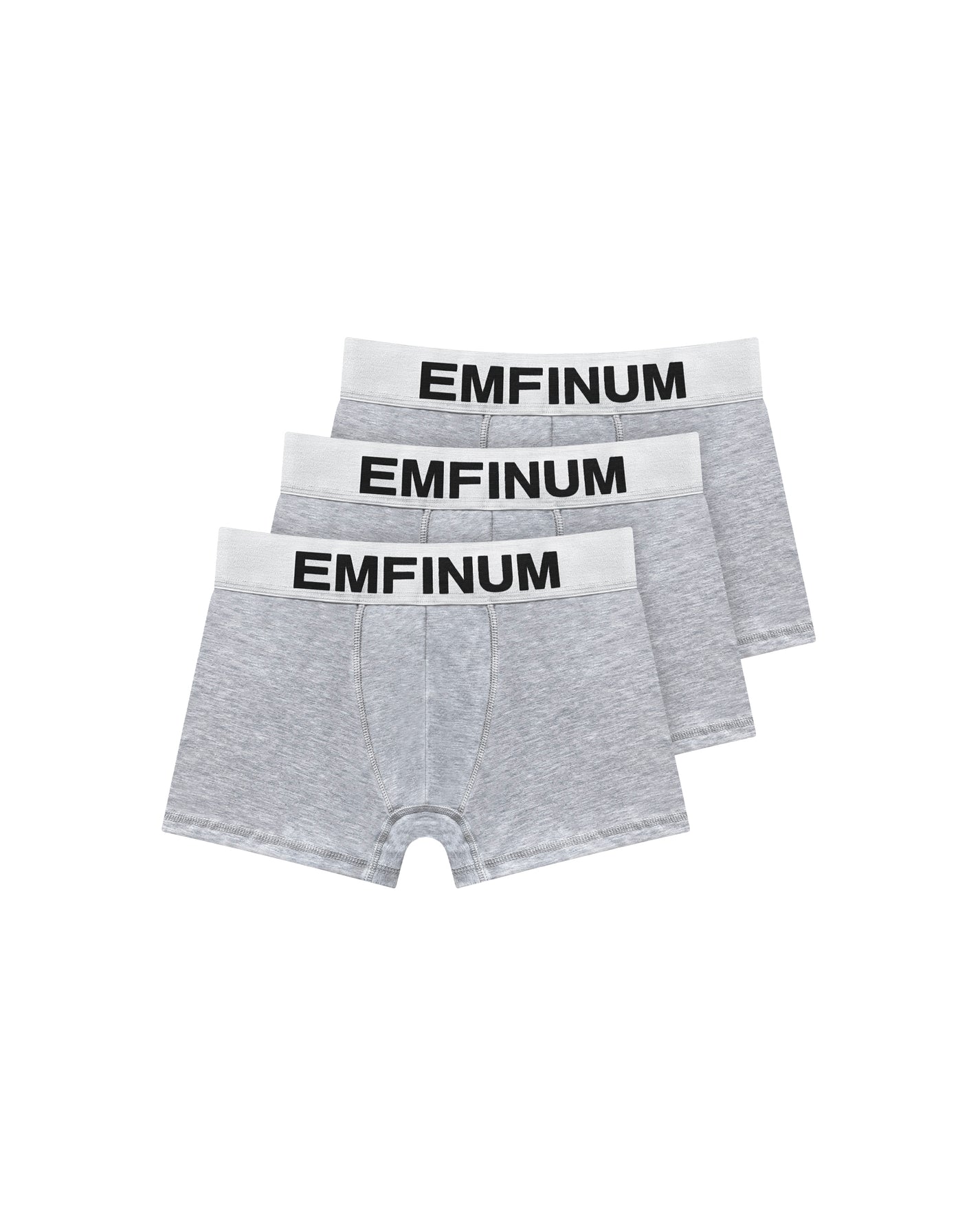 Grey Boxers 3 Pack - EMFINUM
