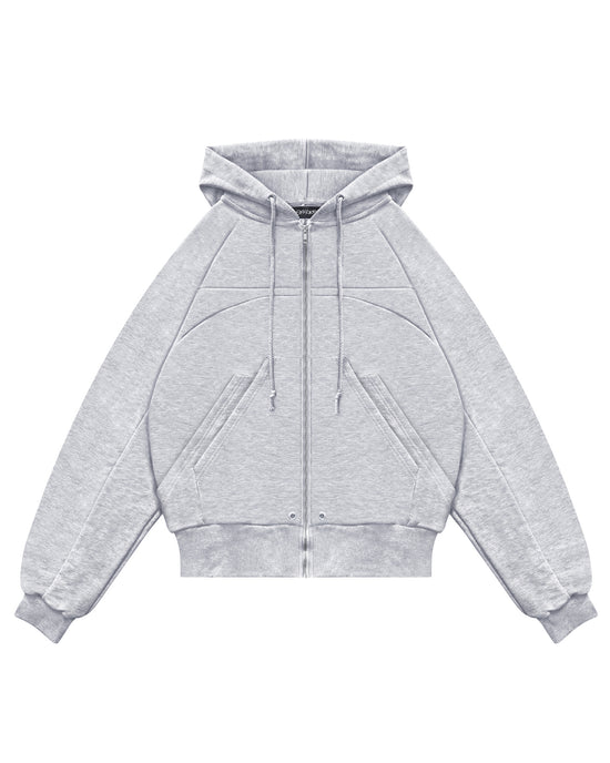 Raw Zip-Hoodie - EMFINUM